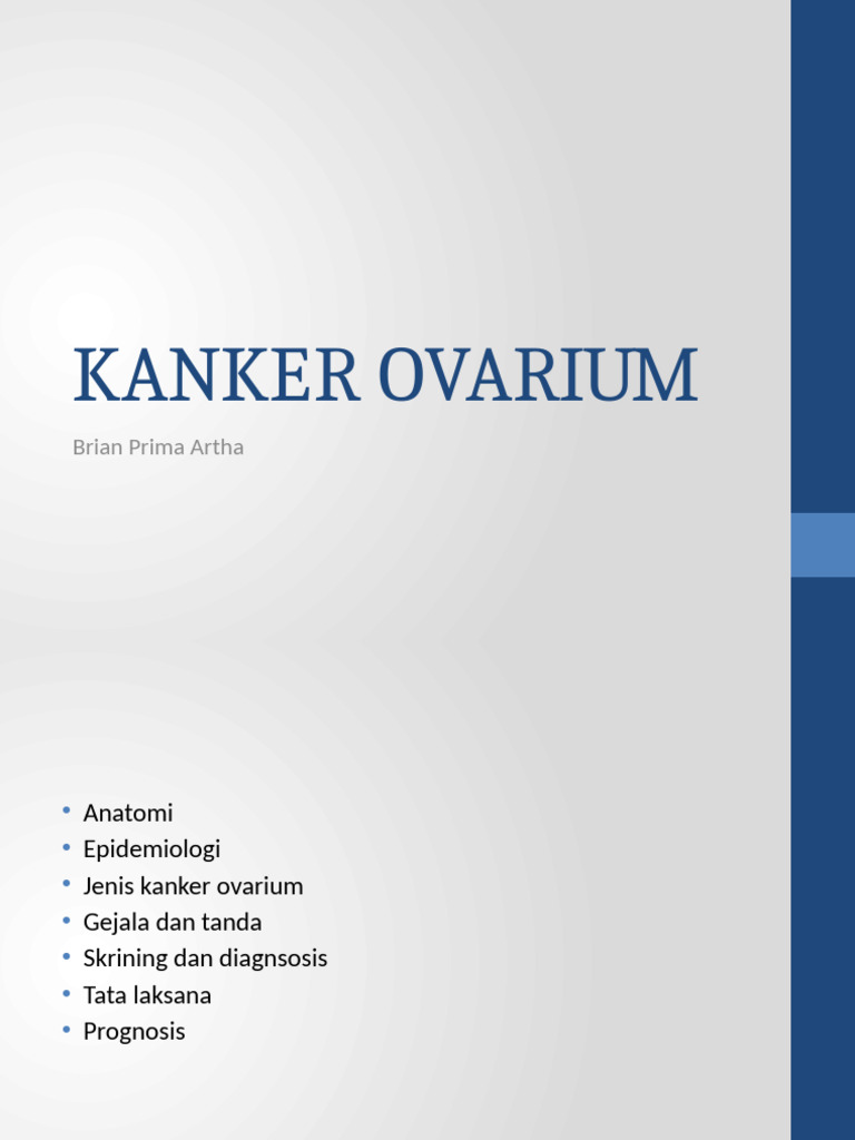 Kanker Ovarium | PDF