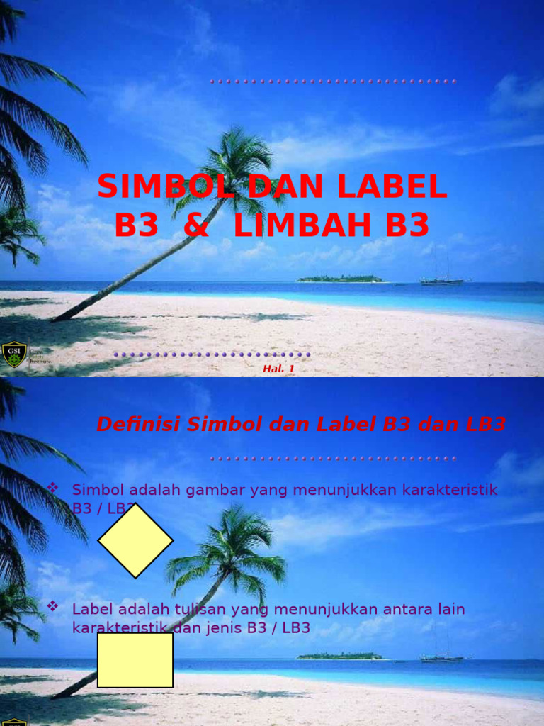 02-Label Dan Simbol B3 - LB3 | PDF