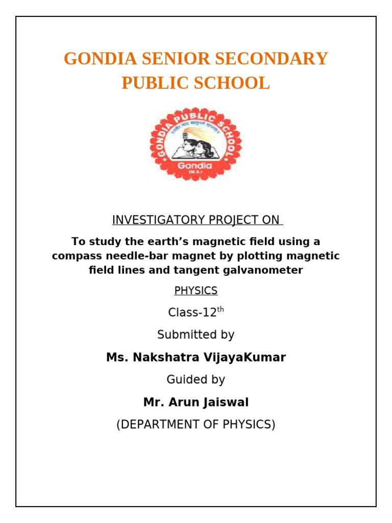 Physics Project 1 | PDF
