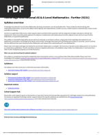 Syllabus Update: Cambridge International AS & A Level Mathematics (9709 ...