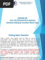 Sliding Mesh Gearbox Components & Operation | PDF | Gear | Manual ...