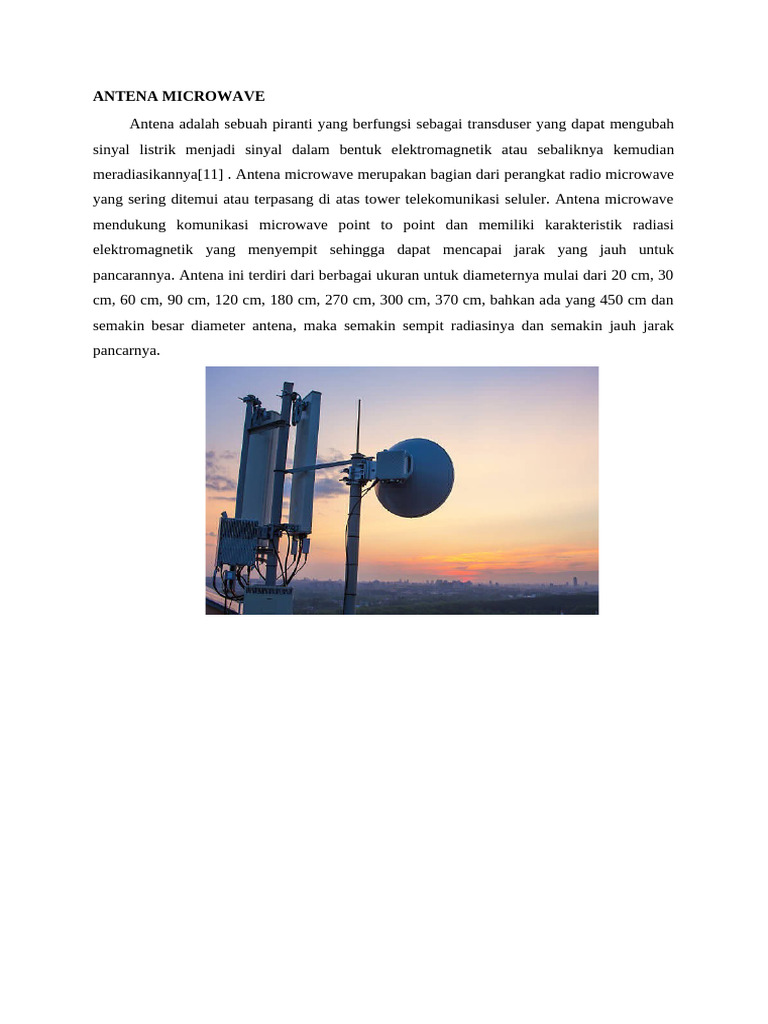Antena Microwave | PDF