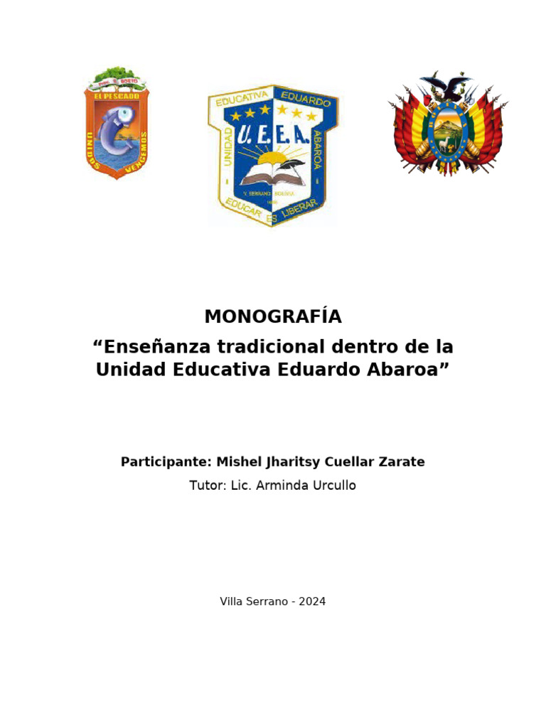 Monografía | PDF | Enseñando | Plan de estudios
