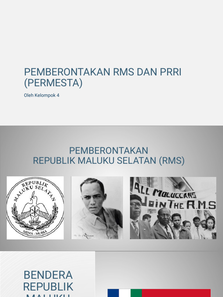 Pemberontakan RMS Dan PRRI PERMESTA | PDF