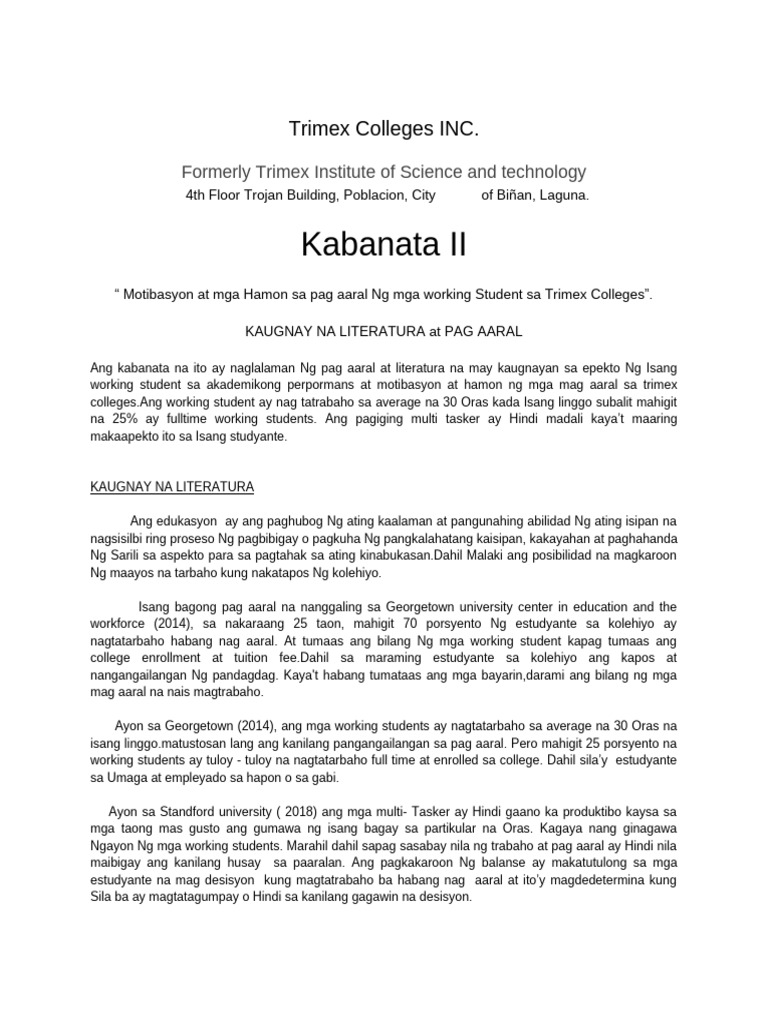 Kabanata II Pananaliksik | PDF