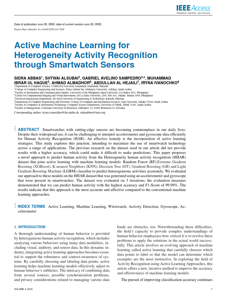 Active Machine Learning For Heterogeneity Activity | PDF | Machine Learning | Deep Learning