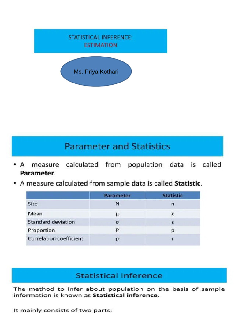 Understanding Statistical Inference | PDF | Statistics | Statistical Inference
