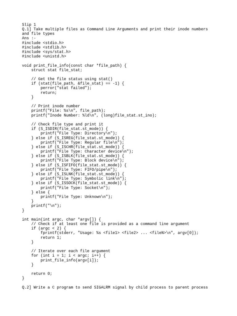 AOS 1 To 25 | PDF | Computer File | System Software