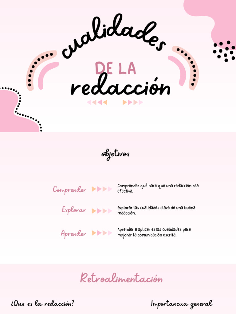 Cualidades de una Buena Redacción | PDF | Léxico | Comunicación humana