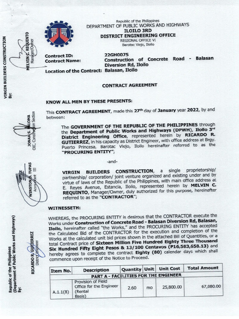 Roadplan Cost - CMPM | PDF