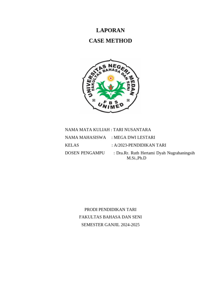 Laporan Case Method - Mega | PDF