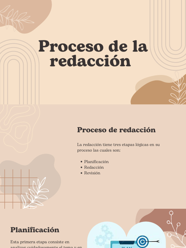 Proceso de La Redaccion | PDF | Escritura | Escritores