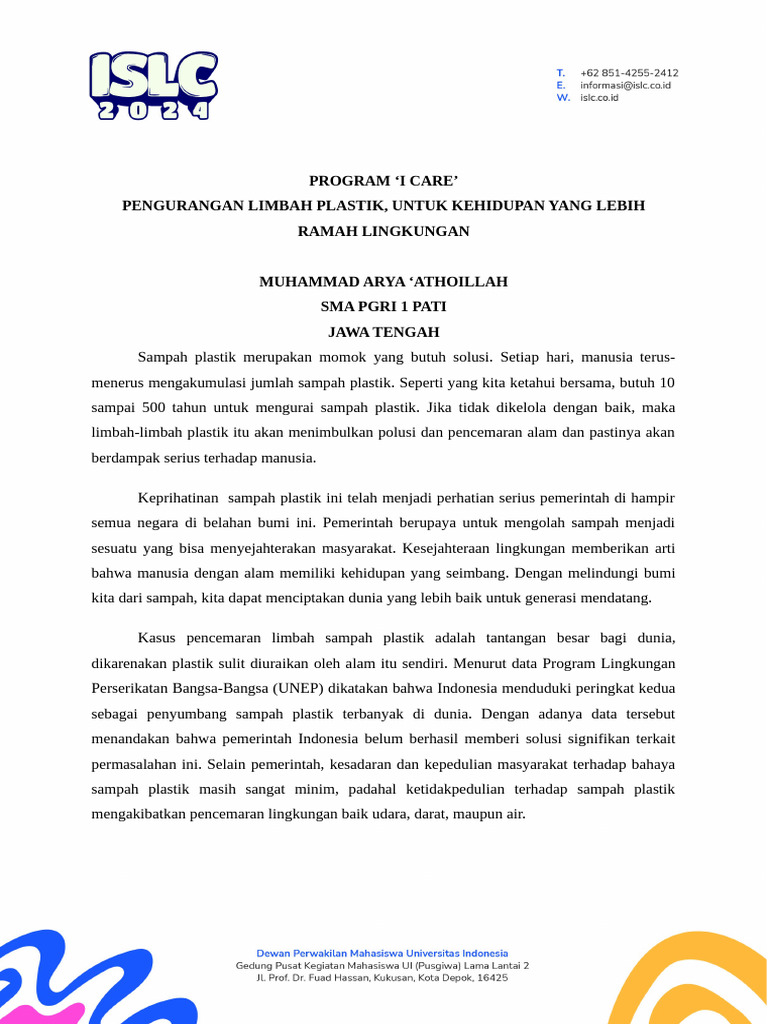 Muhammad Arya' Athoillah-Sma Pgri 1 Pati - Fix | PDF