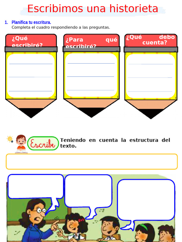 Crea tu propia historieta infantil | PDF