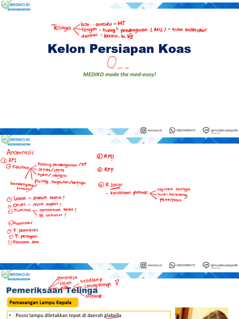 Kelon Persiapan Koas: MEDIKO Made The Med-Easy! | PDF