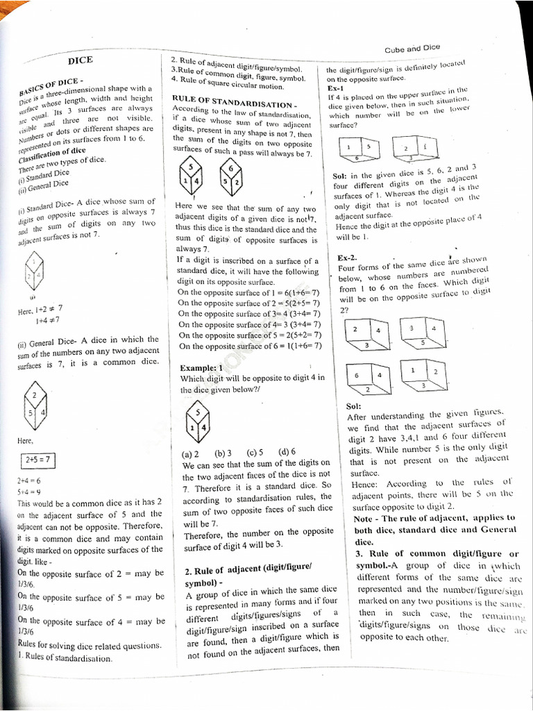 Dice | PDF