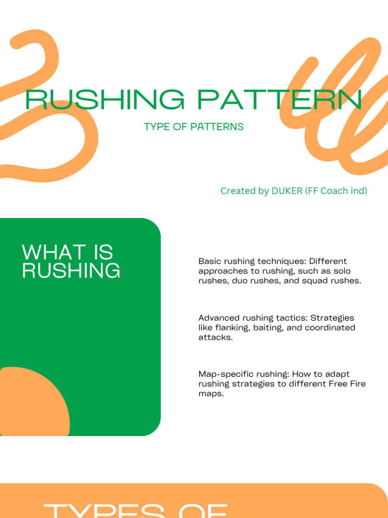 Rushing Patterns | PDF | Military Tactics | Sniper