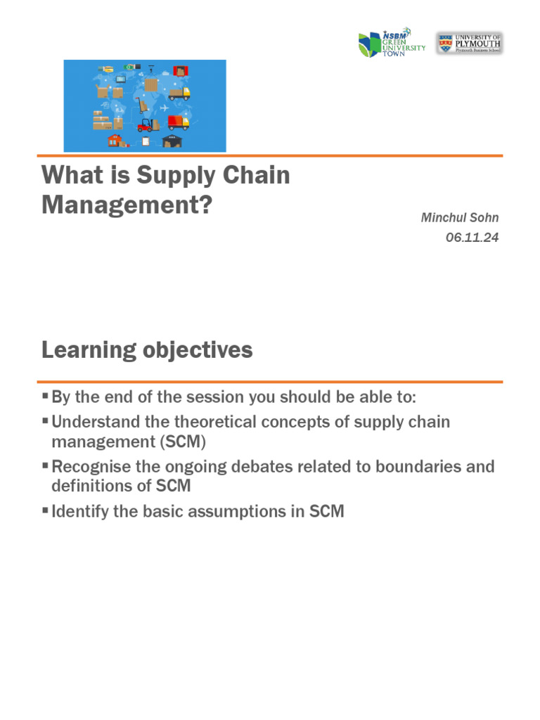Understanding Supply Chain Management | PDF | Supply Chain Management | Supply Chain