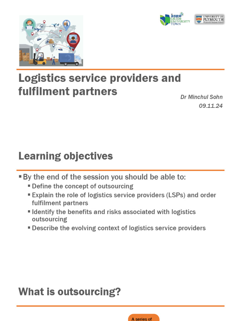 Lsps In Supply Chain Management Pdf Logistics Marketing
