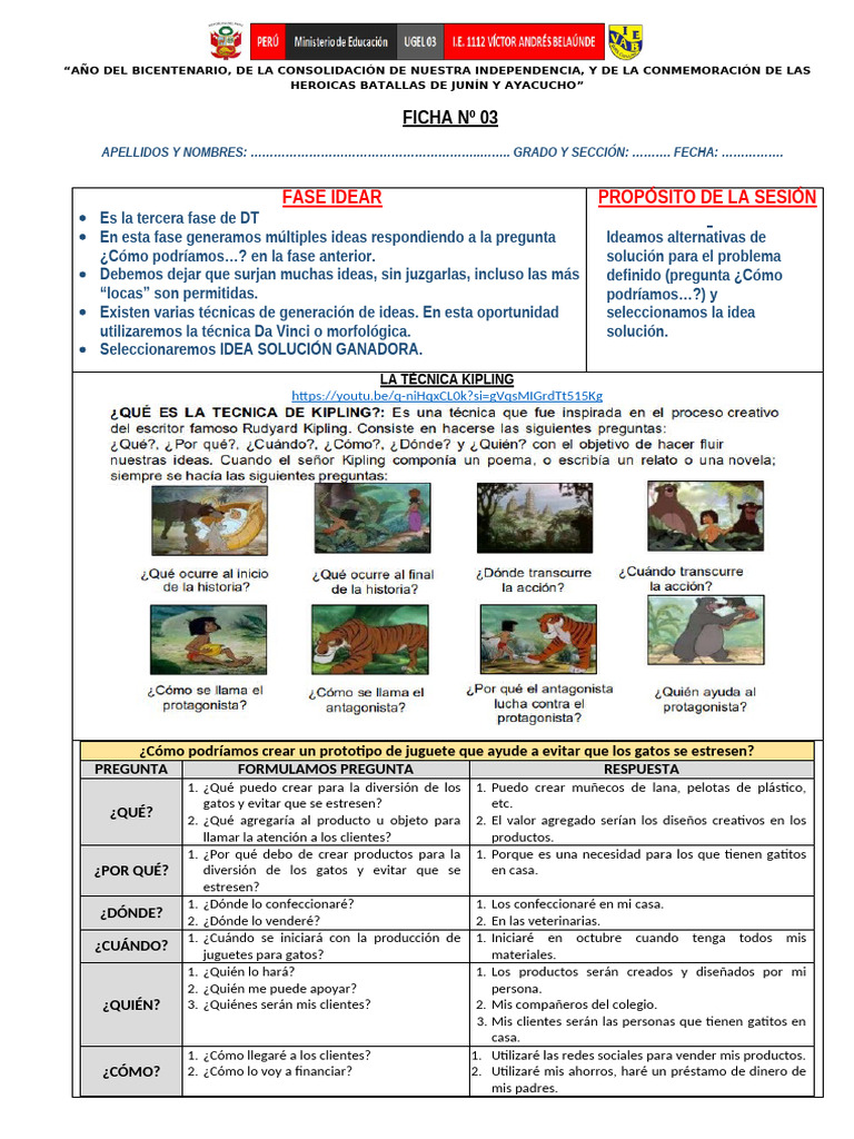 Ficha 03 Ept 4to | PDF | Leonardo Da Vinci | Renacimiento