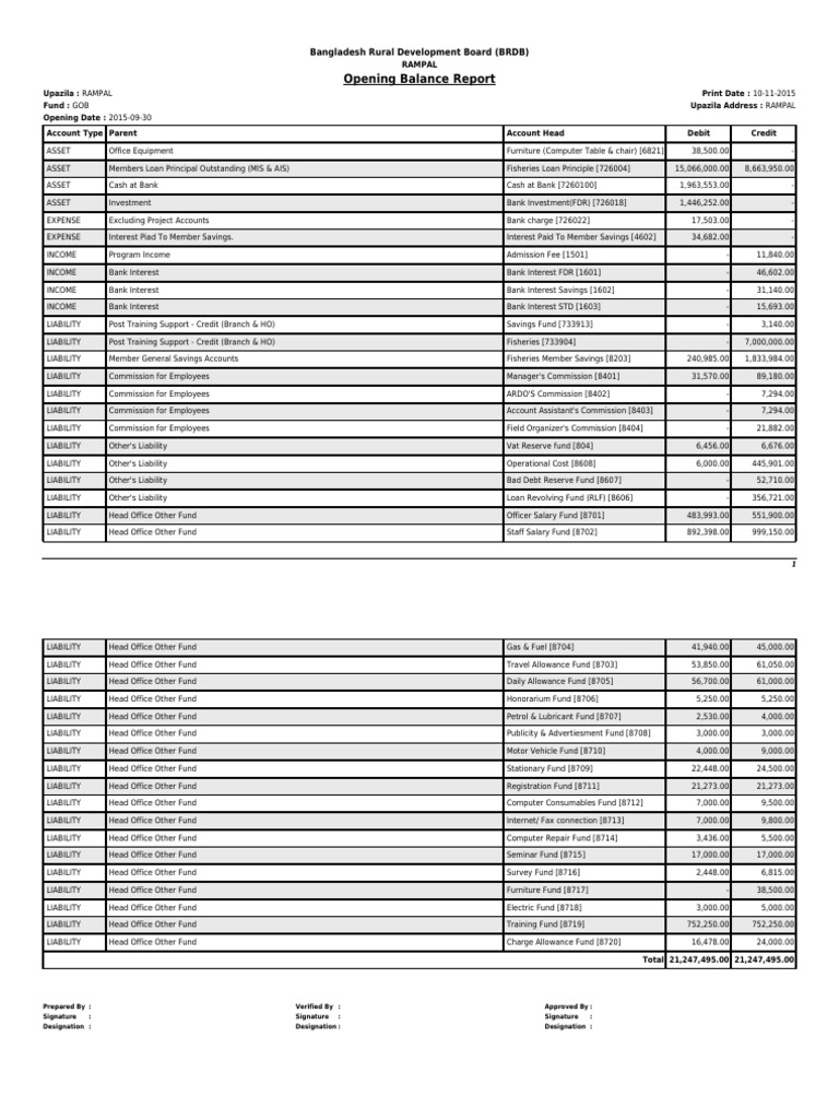 AIS Module Opening Balance Standard Format 400175 | PDF | Banks ...