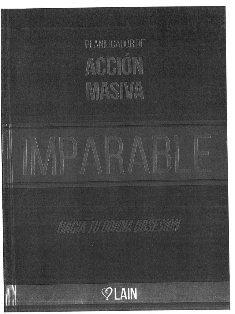 Planificador Accion Masiva Imparable Lain Garcia Calvo | PDF