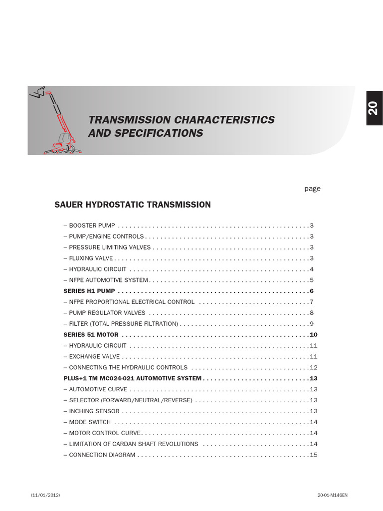 Transmission Characteristics and Specifications | PDF | Pump | Engines