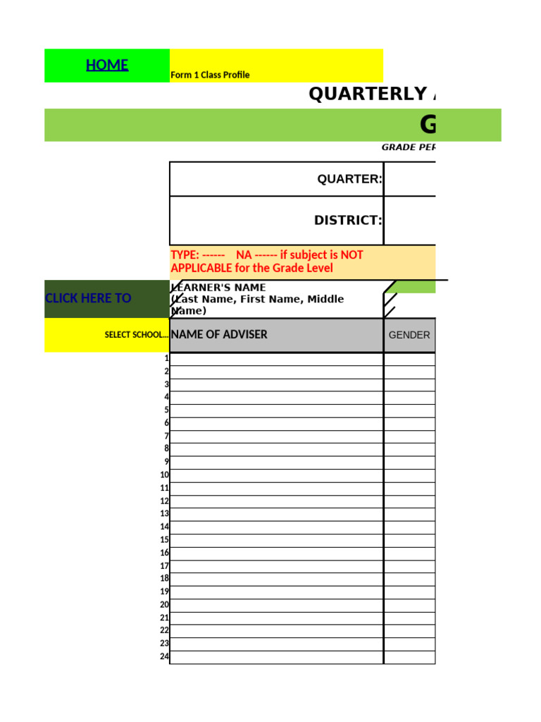 QAR-FORM-1-G5-6 | PDF