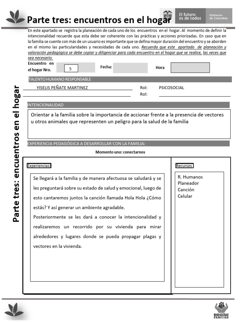 Encuentro en El Hogar Julio | PDF