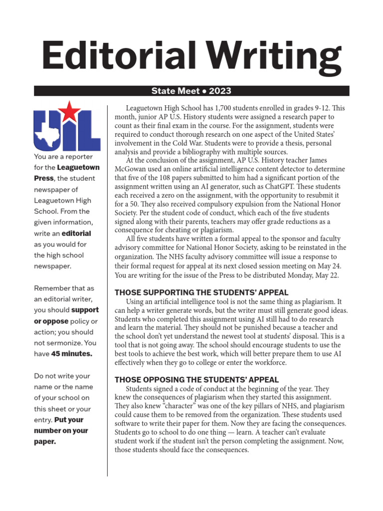 Editorial Study Packet S 23 | PDF | Artificial Intelligence ...