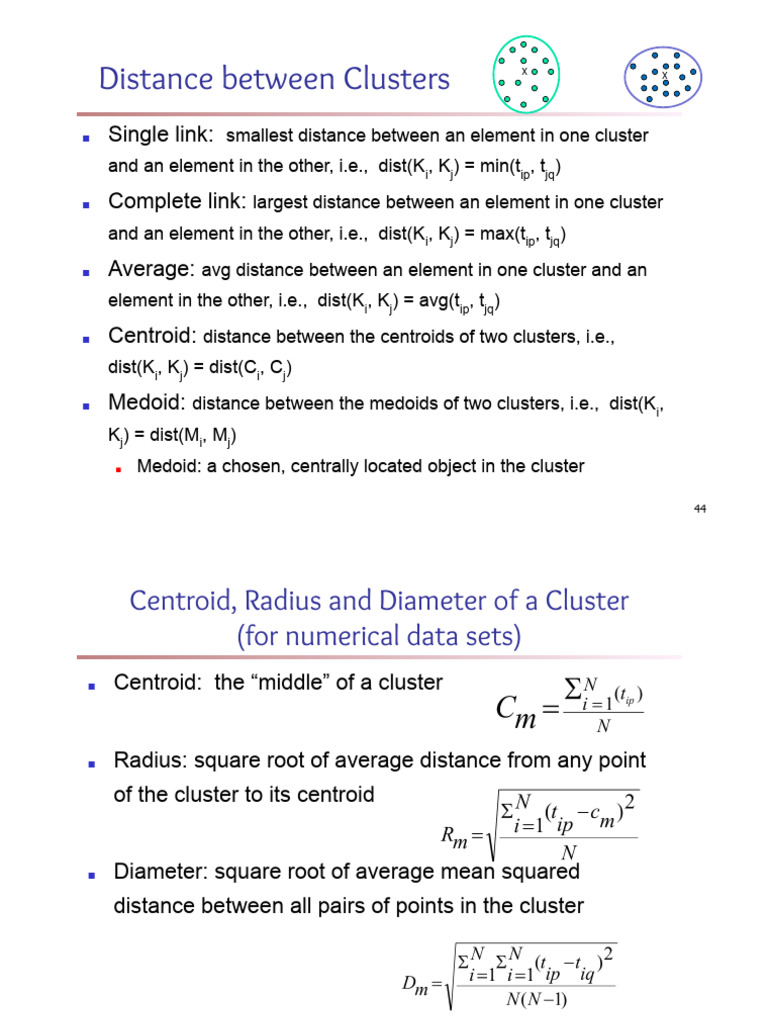Clustering Part2 Pdf Cluster Analysis Algorithms And Data Structures 7866