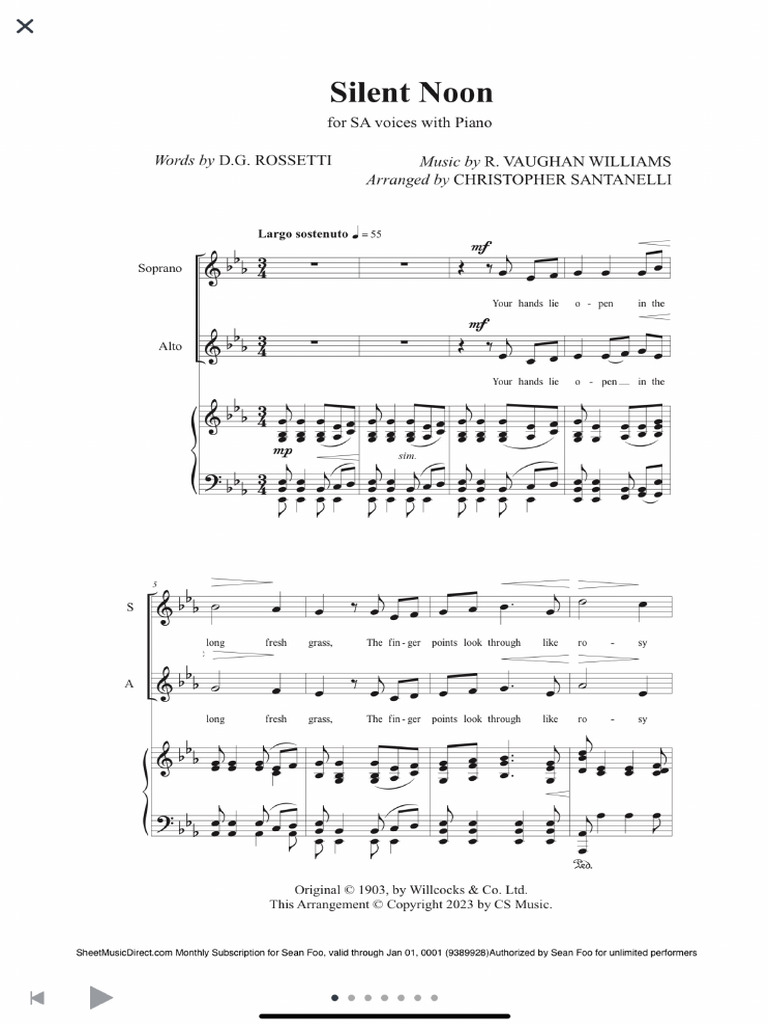 SA Silent Noon | PDF