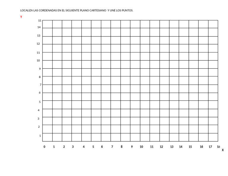 Localiza Las Cordenadas en El Siguiente Plano Cartesiano y Une Los ...