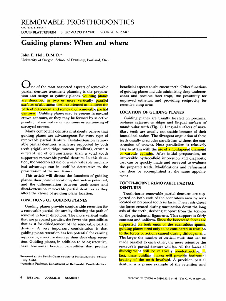 guiding planes rpd | PDF | Dentures | Dentistry Branches