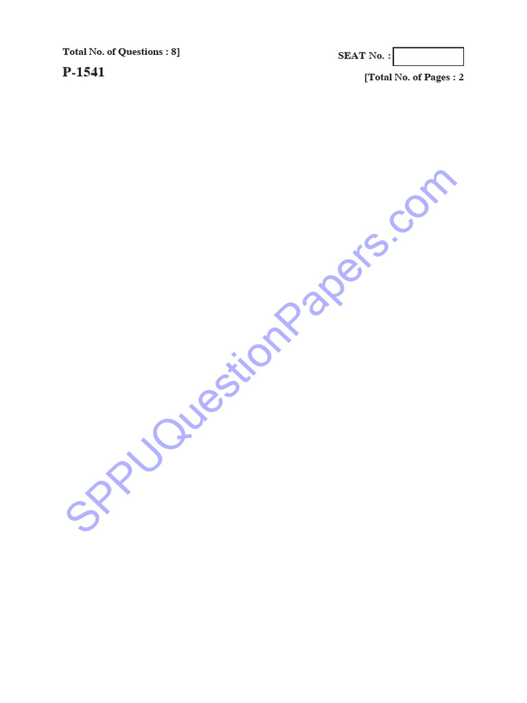 Be - Information Technology Engineering - Semester 4 - 2023 - May - Processor Architecture Pa ...