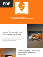 Swiggy Presentation Group 10 | PDF | Foods | Economies