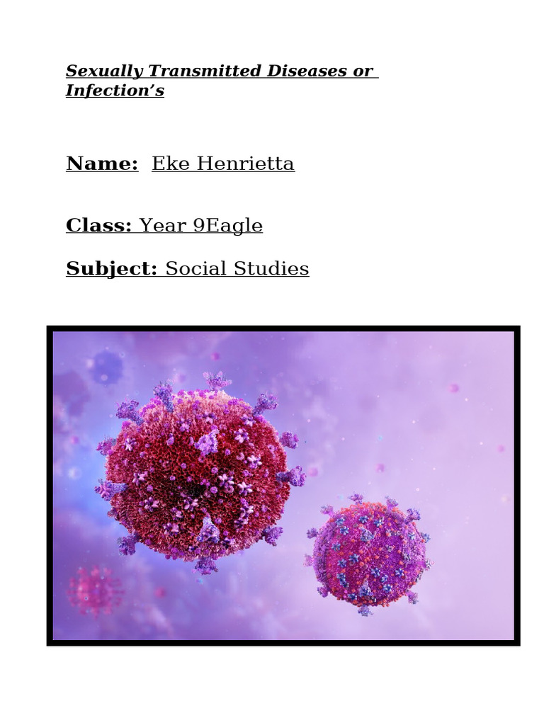 Sexually Transmitted Diseases and Infection | PDF | Sexually ...
