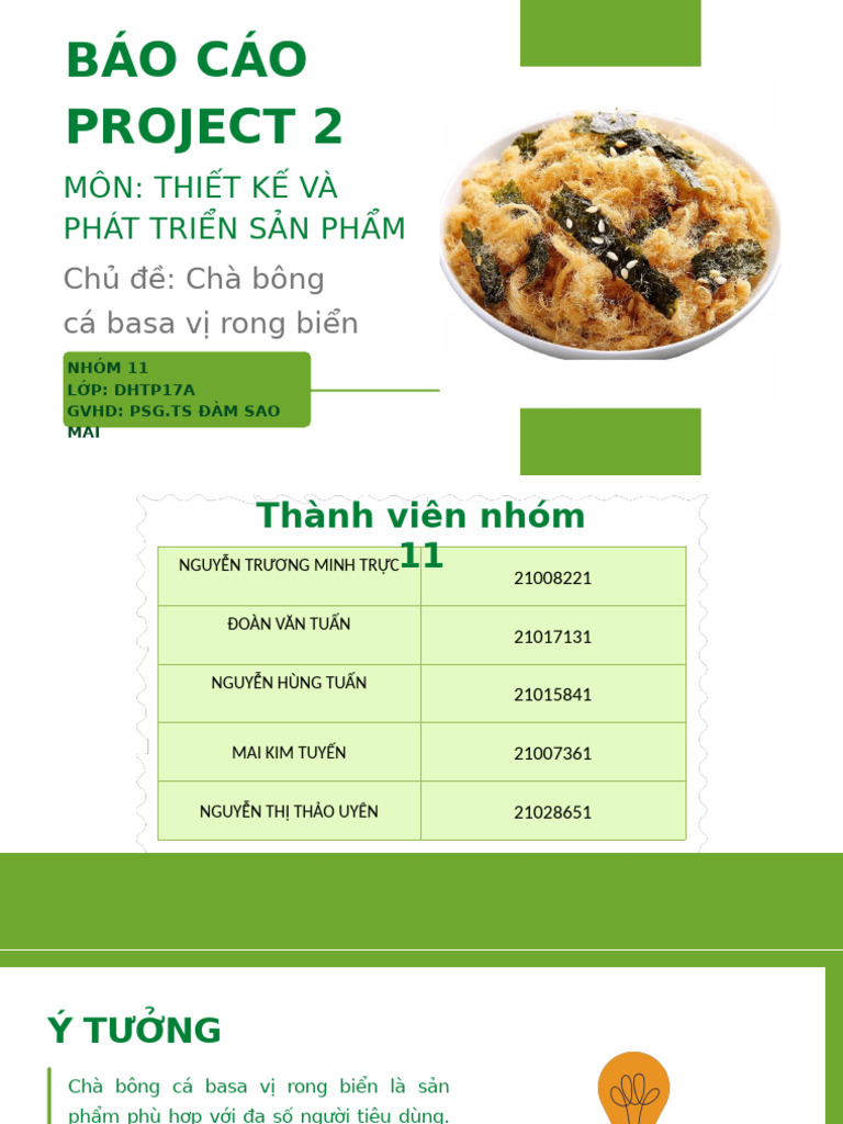 Báo Cáo Project 2: Môn: Thiết Kế Và Phát Triển Sản Phẩm | PDF