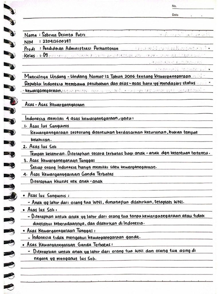 14 - Sabrina Desinta Putri - Tugas 2 KWN | PDF