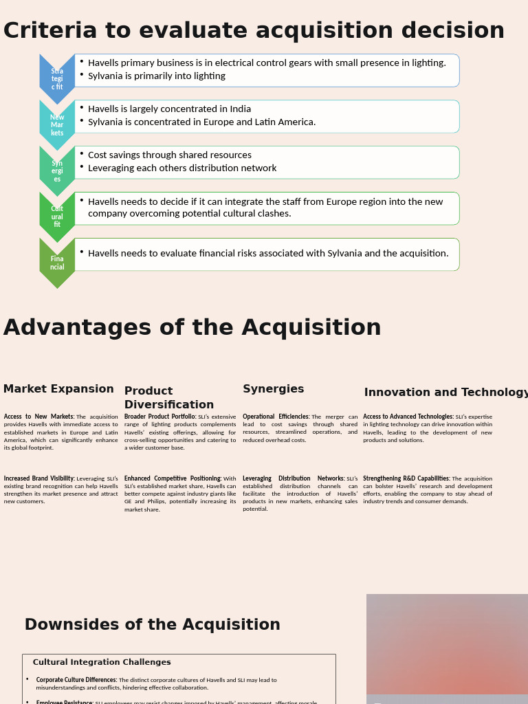 Acquisition Criteria | PDF | Mergers And Acquisitions | Risk