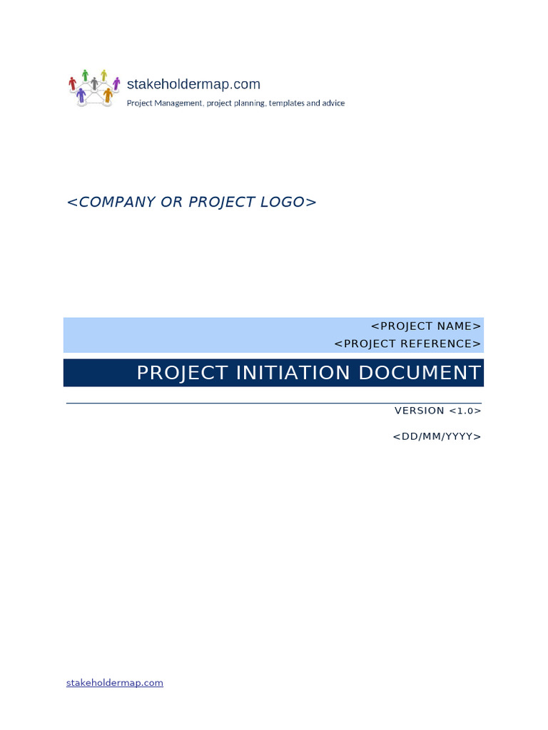 Project Initiation Document Template | PDF | Business