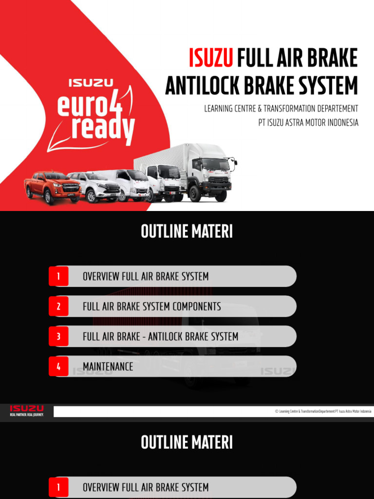 Sistem Rem Udara Kendaraan Berat | PDF