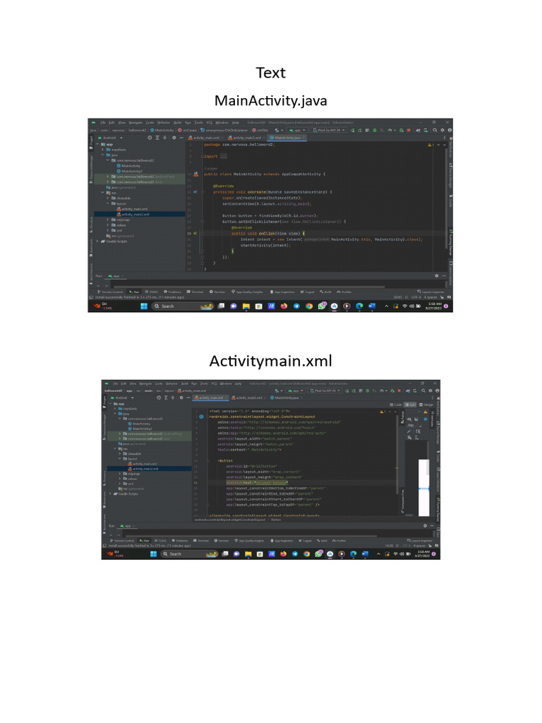 Application Life Cycle AndroidStudio | PDF