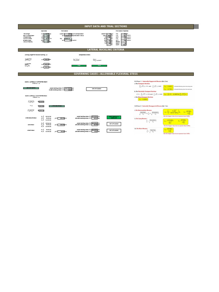 Allowable Bending Stress | PDF | Bending | Buckling