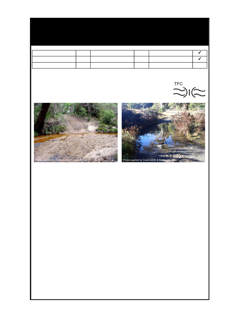 Temporary Water Course Crossing Fords | PDF | Stream | Surface Runoff