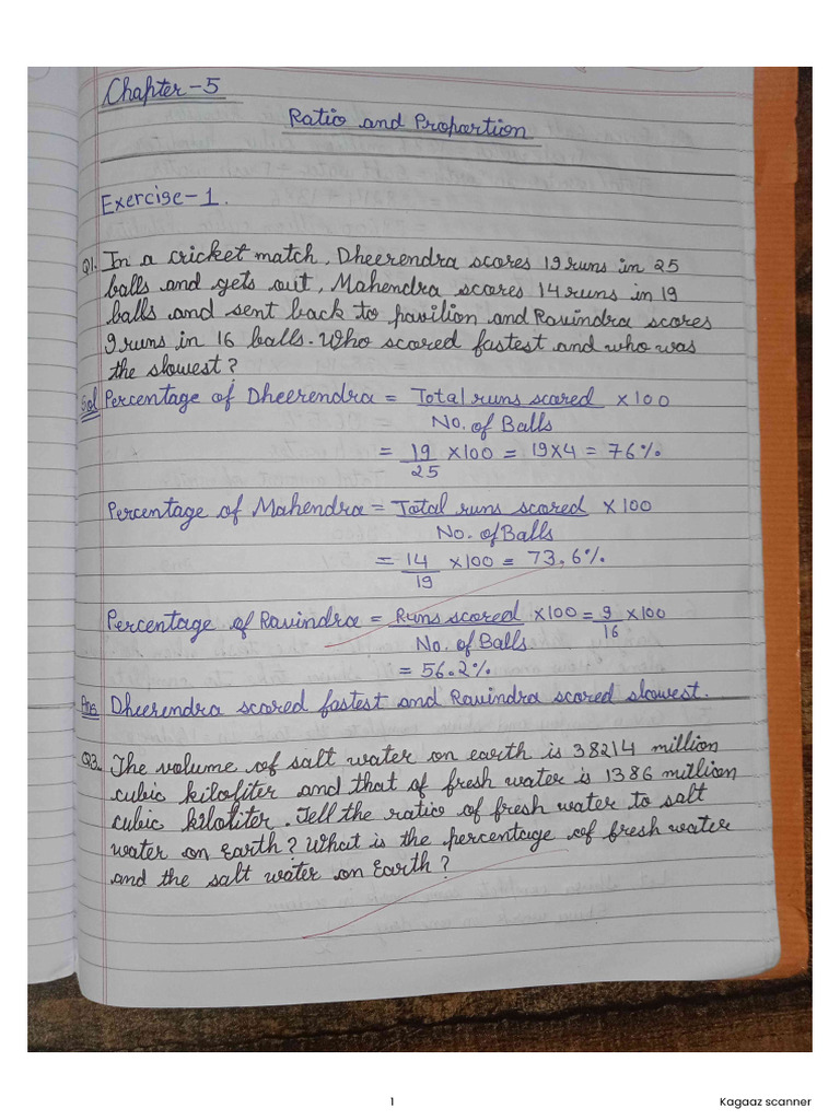 Maths Chapter 5 | PDF