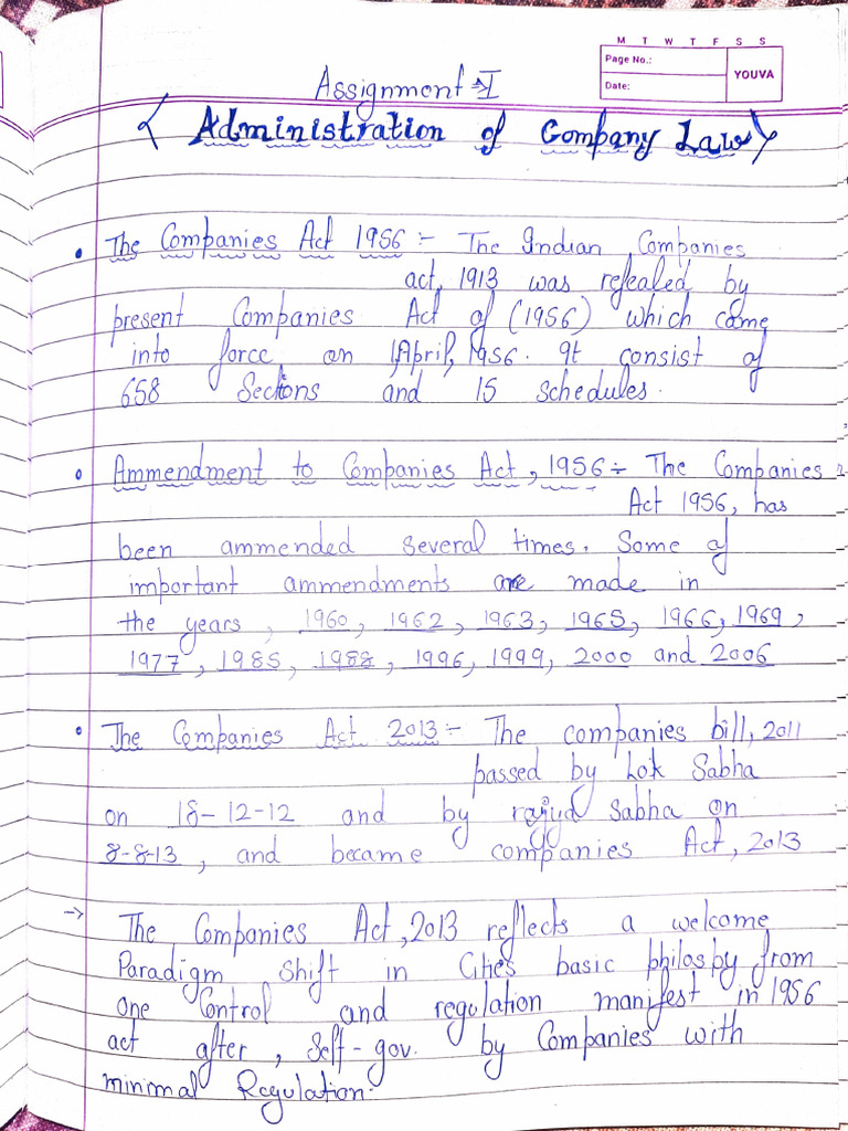 Companies Act Amendments | PDF