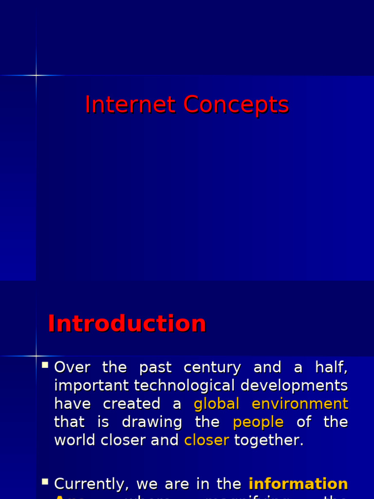 Abdelwahab Alsammak - Chapter 1-Internet Concepts | PDF | World Wide Web | Internet & Web