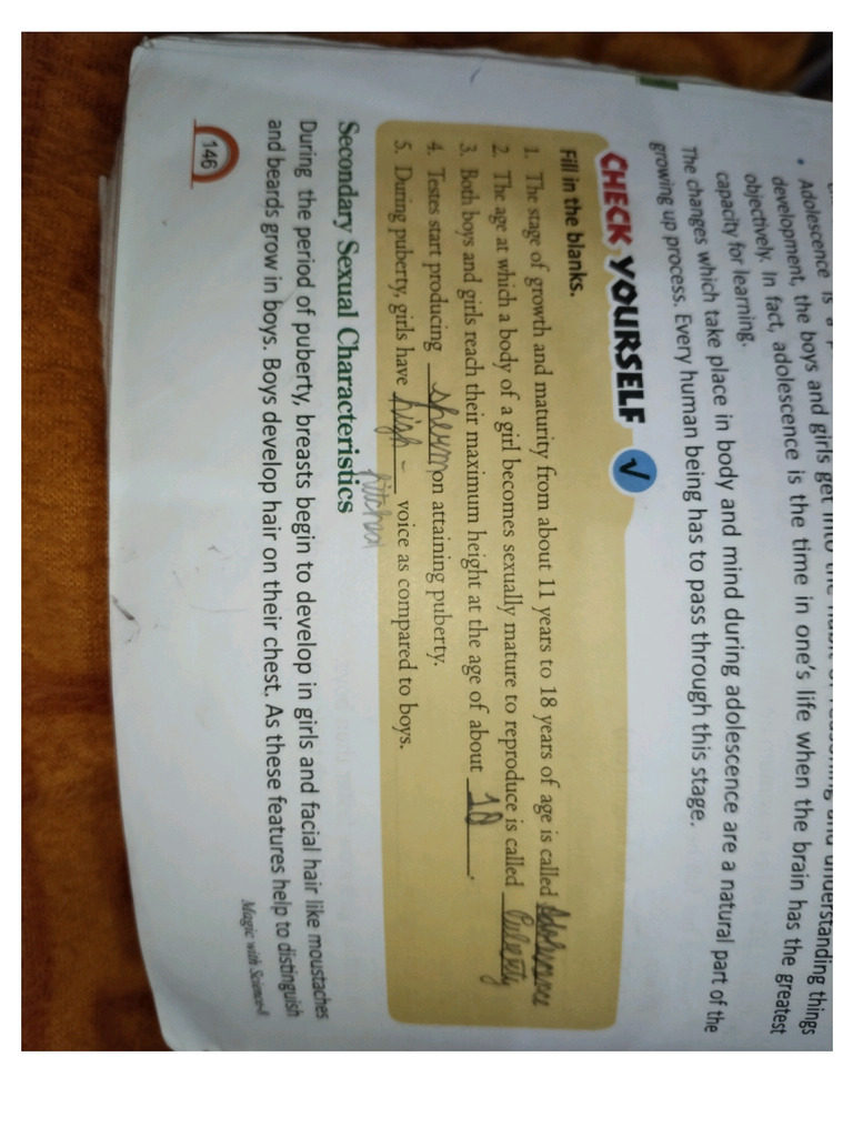 Reaching The Age Of Adolescence Pdf