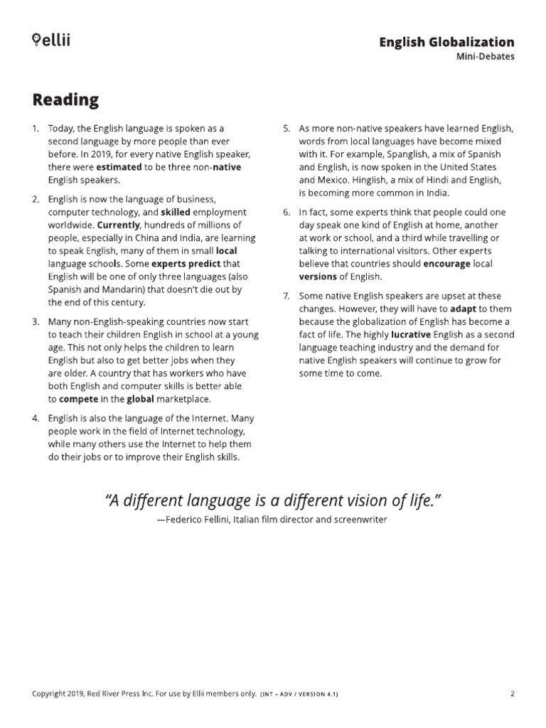 Globalization Reading | PDF